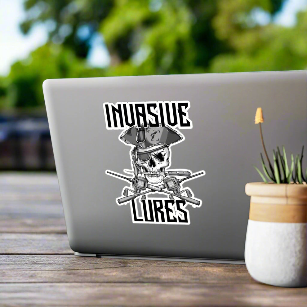 Invasive Logo Sticker – Invasive Custom Lures and Baits